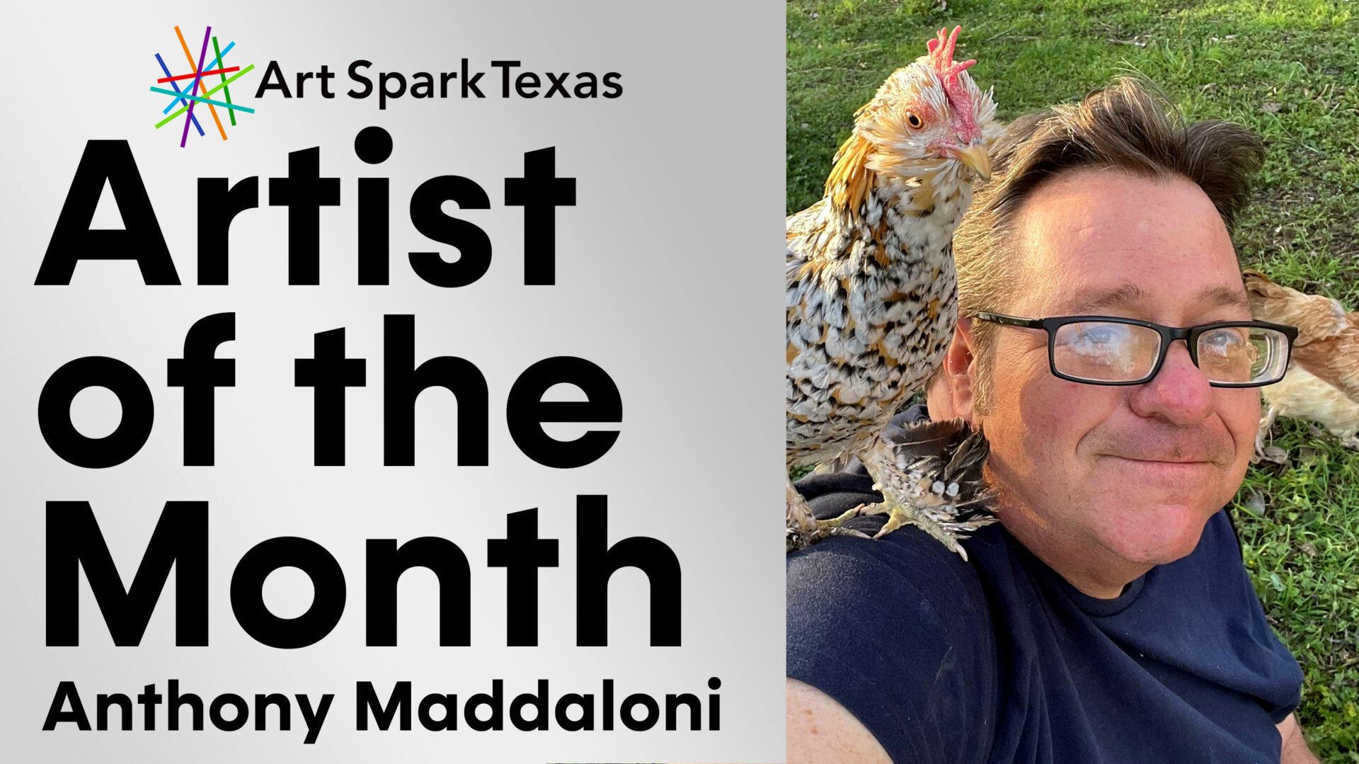 Artist of the Month - Anthony Maddaloni - Art Spark Texas